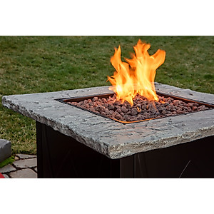 Endless Summer GAD1445DH Propane Gas Outdoor Fire Table, Brown