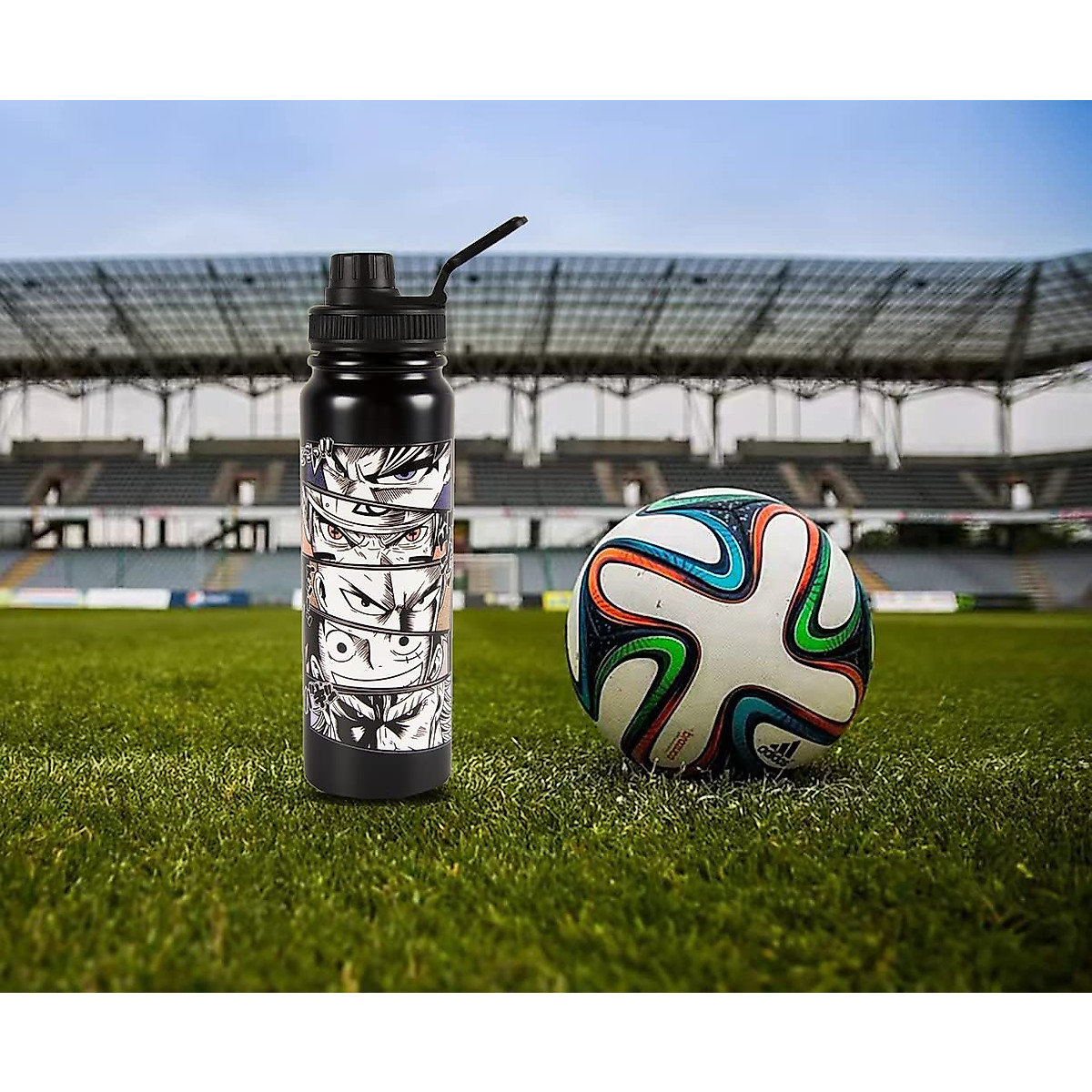 Maxerkeep japanese anime Stainless Steel Water Bottle 28oz 800ml Keeps Liquids Hot or Cold Kid School