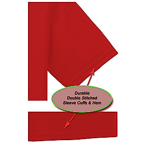 JH DESIGN GROUP Women's Ford Mustang Classic Emblem T-Shirt in Black Red or Heather-Gray (Large, Red)