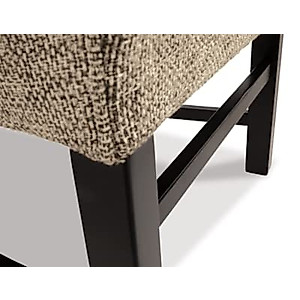 Signature Design by Ashley Sommerford Modern Farmhouse Upholstered 2 Piece Dining Chair Set, Brown