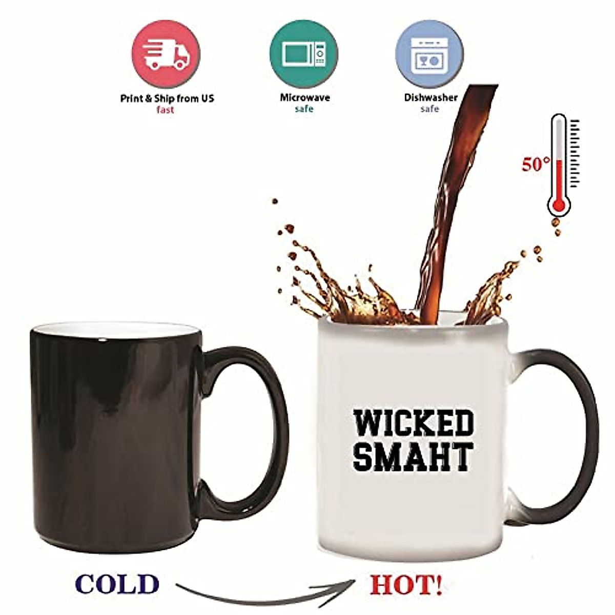 Funny Sarcasm Gifts for Smart Geniuses Coworkers Friends 11oz 15oz Color Changing Mug