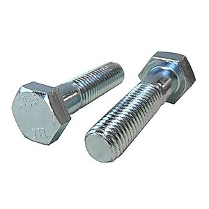 Newport Fasteners M8 x 50mm Hex Cap Screw Metric Class 10.9 Zinc Plated Steel (Quantity: 100 pcs) M8-1.25 x 50mm Hex Bolt/Coarse Thread/Partially Threaded 22mm inches of Thread/DIN 931