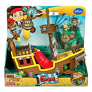 Fisher-Price Disney's Jake and The Never Land Pirates - Jake's Musical Pirate Ship Bucky [Amazon Exclusive]