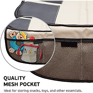 Kaiphy Car Seat Protector - Thick Padding - Durable, Waterproof Fabric, Leather Reinforced Corners (Beige, XL)