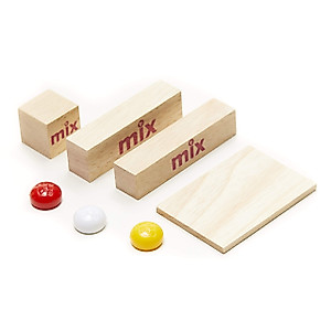 Tummple Mix - Wooden Block Stacking Tower Game – Fun Party Game & Family Board Game for Kids, Teens, & Adults – STEM Educational Game