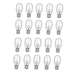 Landscape Light Bulbs For Philips 12 Volt 11 Watt T5 Wedge Base Low Voltage Lights Bulbs/ Garden Light Bulbs/ Deck Light Bulbs/ Yard Light Bulbs/ Malibu Bulbs - 20 Pack