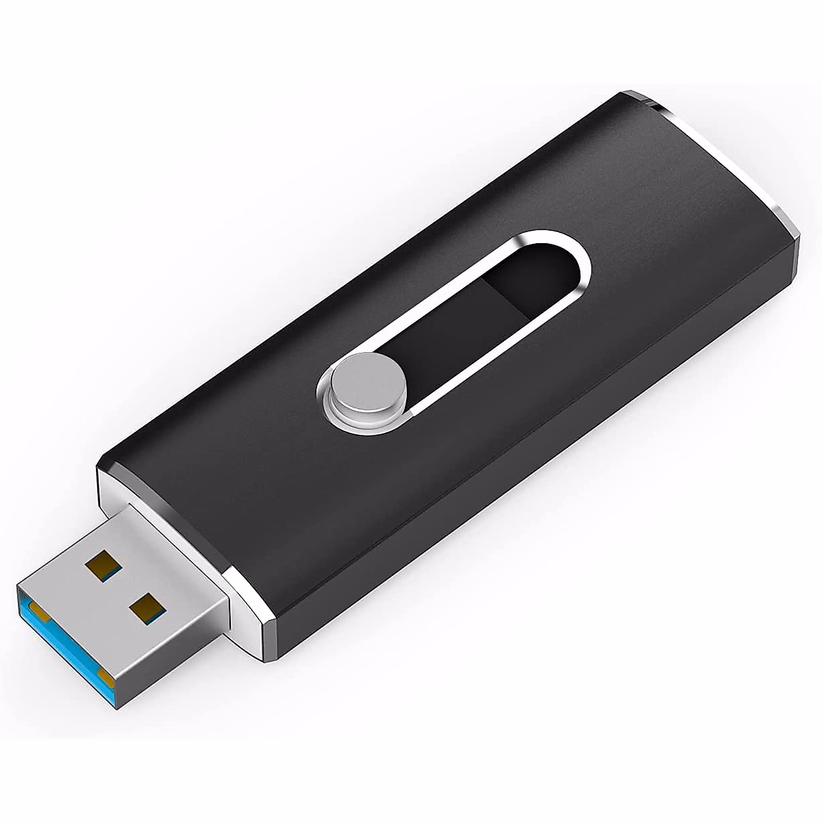 JOIOT 128GB USB C Flash Drive Dual USB 3.0 Flash Drive Type C + USB A Portable Type-C Flash Drive 2-in-1 USB-C Thumb Drive for Smartphone Tablet Computer Mac iPhone Black