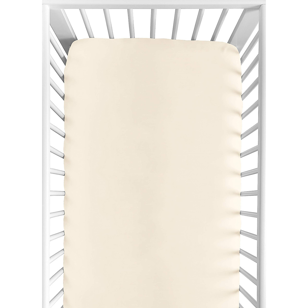 Sweet Jojo Designs Gold Girl or Boy Fitted Crib Sheet Baby or Toddler Bed Nursery - Solid Color Yellow Gender Neutral Cotton for Boho Desert Sun Mountain Collection