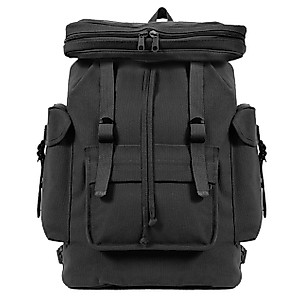 Black European Rucksack 20" x 13" x 7and half