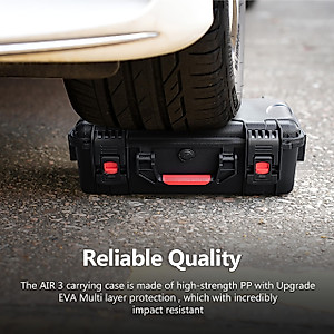 STARTRC Air 3 Hard Case Waterproof Carrying Case for DJI Air 3 Fly More Combo with DJI RC 2/RC-N2 Controller, Drone Accessories