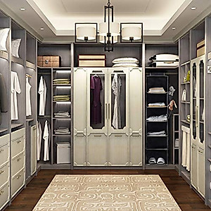 YOUDENOVA 6-Shelf Hanging Closet Organizer, 3-Shelf Closet Hanging Storage Shelves