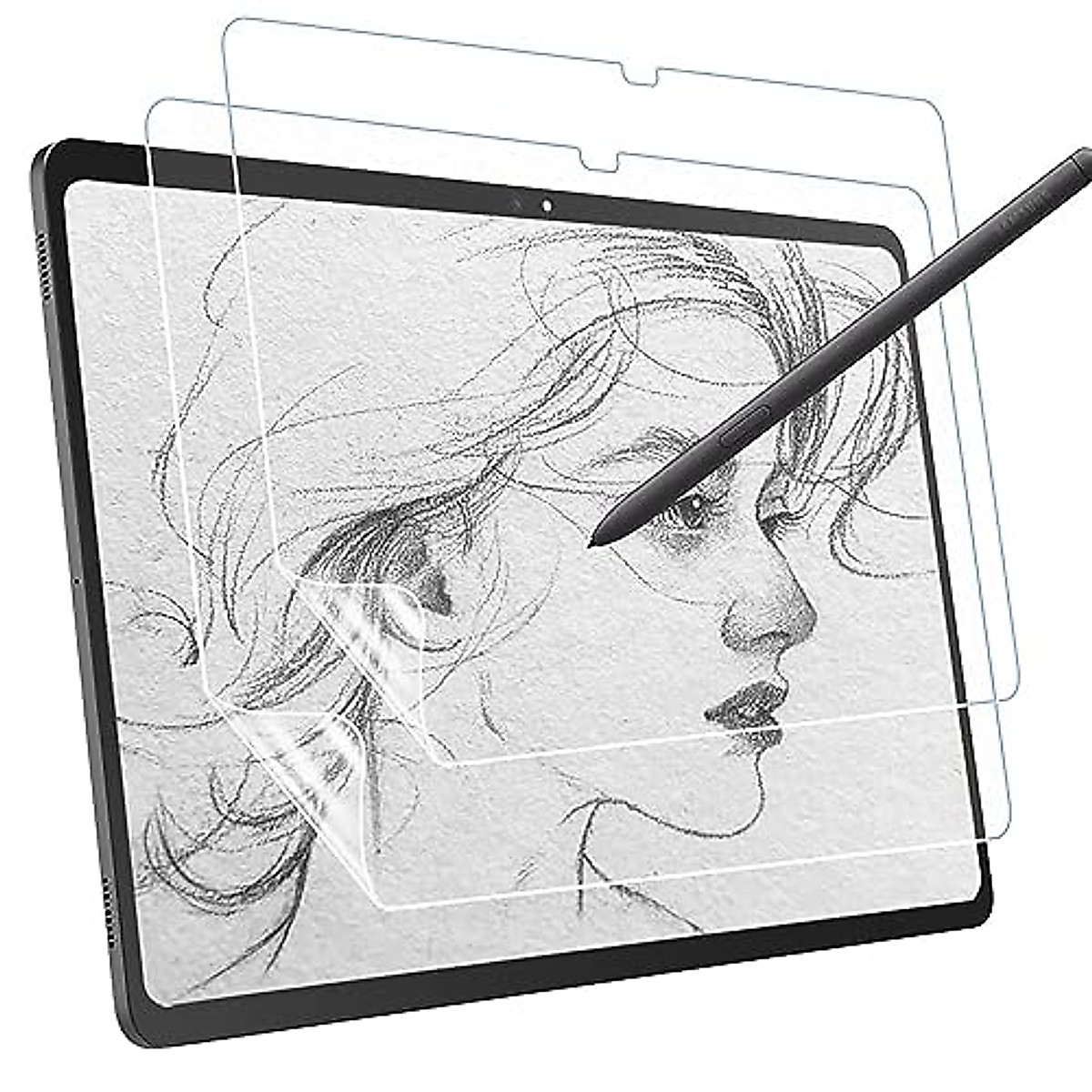 TMahhbid [2 Pack] Paper-Feel Screen Protector for Microsoft Surface Go 3 (2021)/ Surface Go 2 2020/ Surface Go 2018, Anti-Glare/Writing Smooth PET Protective Film for S-Pen - Matte