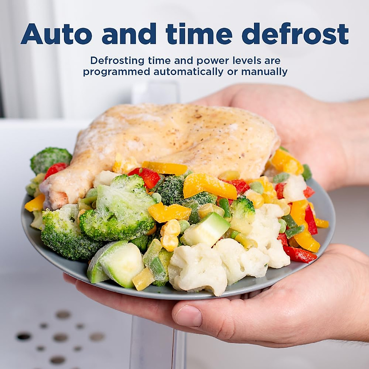 GE JES1095SMSS Microwave Kitchen Essentials for The Countertop or Dorm Room, OLD 0.9 Cu. Ft, Stainless Steel