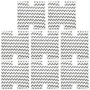 S3973D Steam Mop Replacement Pads for Shark Lift-Away Pro & Genius Steam Pocket Mop S3973 S3973D S5003D S3973WM S5001 S5002Q S5003A S5004 S5004W S6001W S6001WM S6002 S6002C,Part # P184WQ, 8 Pack