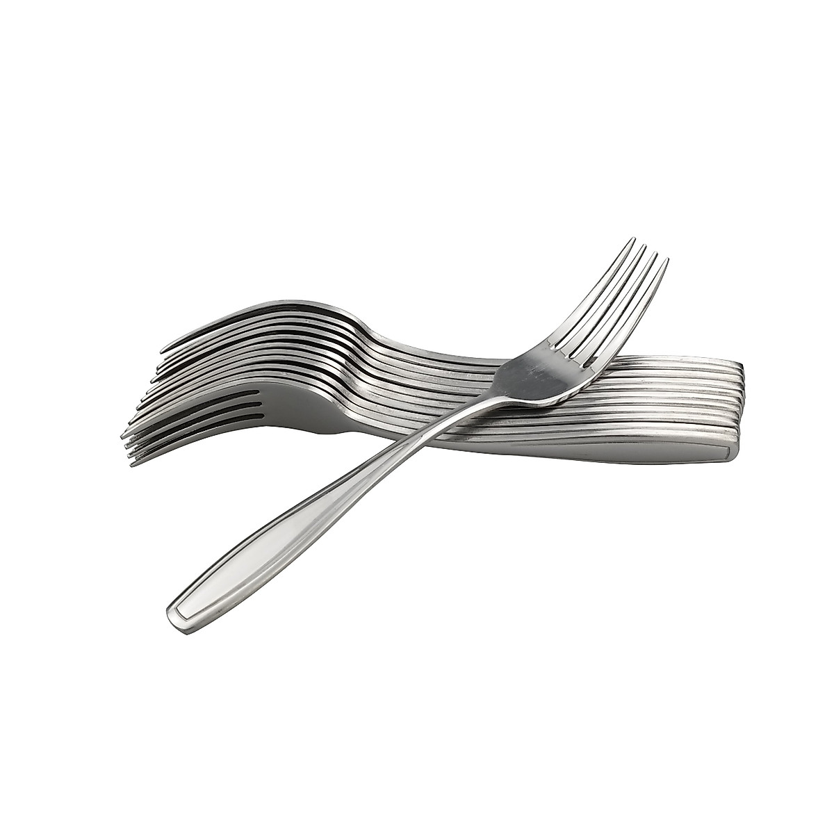 Pekky Stainless Steel Salad Forks, 7 Inch, Set of 12