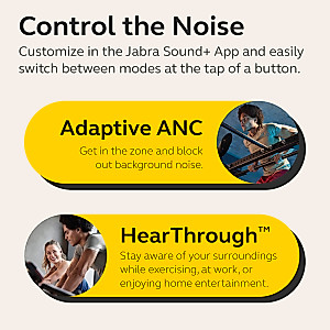 Jabra Elite 8 Active - Best Most Advanced HearThrough Sports Wireless Bluetooth Earbuds - Comfortable Secure Fit, Military Grade Durability, Active Noise Cancellation, Dolby Surround Sound - Dark Grey