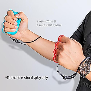 Fitness Boxing Hand Grips for Nintendo Switch Joy-Con,Fit Boxing Clasp Accessories Handle for Adults and Children, 2 Packs