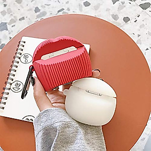 Jowhep Case for AirPod Pro 2019/Pro 2 Gen 2022 Cartoon Cute Silicone Cover with Keychain Fashion Funny Shockproof Soft Skin for Air Pods Pro Women Kids Kawaii Shell Cases for AirPods Pro Blue Girl