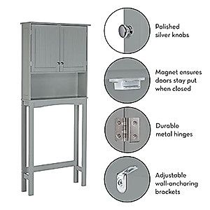 RiverRidge 06-091 Ashland Collection Spacesaver, Gray Cabinet, One-size