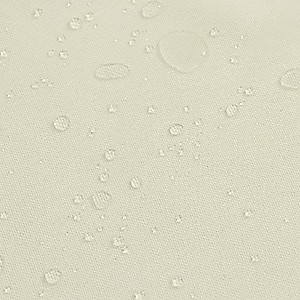 OHCOZZY Pack of 2 Outdoor Pillow Covers, Waterproof Decorative Throw Cushion Case Pillowcase for Garden Patio Furniture 18x18 Inch Cream White