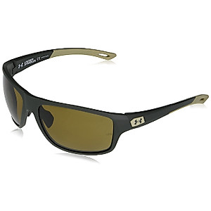 Under Armour Mens Under Armour Male Style Ua 0004/S Sunglasses, Green/Polarized Brown, 65mm 16mm US