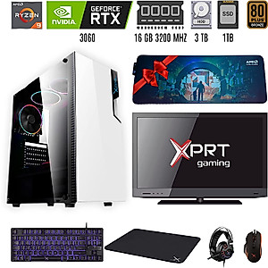 XPRT Gaming PC Gamer AMD Ryzen 9 NVIDIA GeForce RTX 3060 de 12GB RAM 16GB SSD 1TB NVMe + DD 3TB