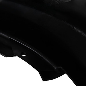 Evan Fischer Front Bumper Cover Compatible With 2013-2018 Ram 1500, Fits 2019-2023 1500 Classic, Primed For Models With One Piece Bumper Type, Ram Logo on Grille, With Fog Light Holes