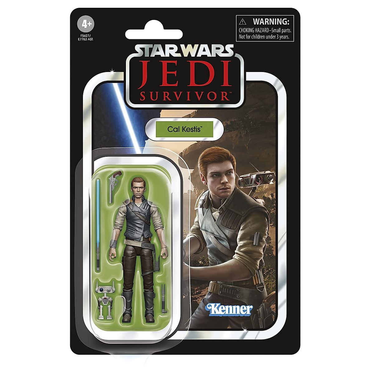 STAR WARS The Vintage Collection Cal Kestis Toy, 3.75-Inch-Scale Jedi: Survivor Action Figure, Toys for Kids Ages 4 and Up