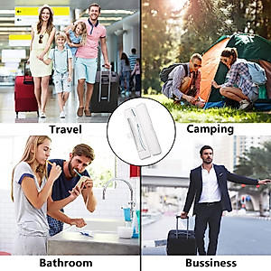 6 Pack Travel Toothbrush Case Holder, Portable Clear Toothbrush and Toothpaste Storage Container for Travel, Home, Business, Camping, School, Breathable Toothbrush Storage Box Cover