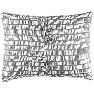 Pine Cone Hill Talus Granite Duvet Sham, Standard Size, Grey Graphic Pattern