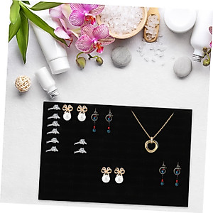 Cabilock 3pcs Jewelry Box Foam Sponge Earring Organizer Sponge Tray Cabinet Earring Selling Organizer Sponge Earring Display Holder Usa Fancy Dress Window Valance Necklace Prom Travel