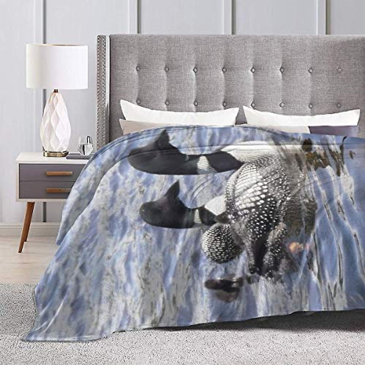 YUNIKER Blanket Loon Lake Duck Warm Super Soft Home Blanket Lightweight Plush Throw Blanket Microfiber Premium Sherpa Blanket for Couch Sofa Bed 80"" x60