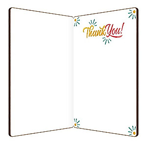 HeartSpace Cards Wooden Thank You Card With Confetti Design, Unique Gift For Any Occasion, Mother's Day, Father's Day, Anniversary & Special Greeting for Family, Friends, Teachers & Coworkers, Made from Sustainable Bamboo