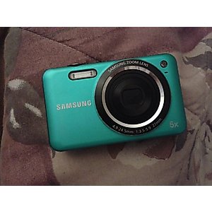 Samsung SL605 12.2 MP Digital Camera with 5X Optical Zoom and 2.7-Inch LCD Screen (Blue)