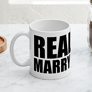 CafePress Real Men Marry Nurses Ceramic Coffee Mug, Tea Cup 11 oz