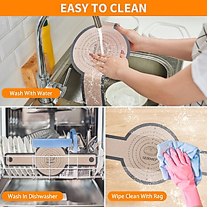 Silicone Bread Sling, Non-Stick & Reusable,Silicone Baking Mat For Dutch Oven, Sourdough Silicone Bread Sling with Long Handles, Bread Mat Easy to Clean& Transfer（2 PCS)