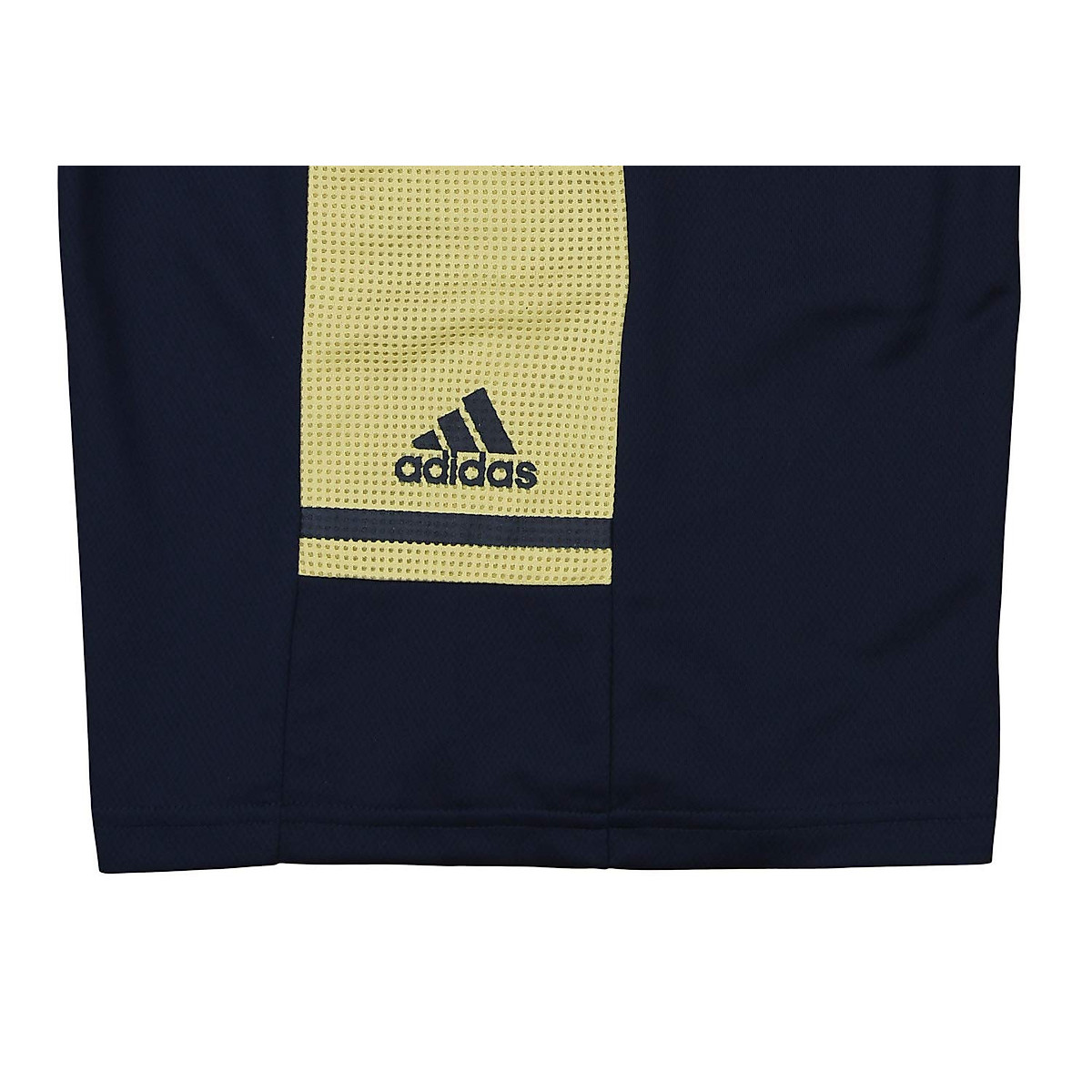 adidas Game Built Player Climalite Short with Pockets, Collegiate Navy- Sand X-Small