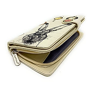 Shag Wear Pocket Watch Rabbit Wallet for Women Beige