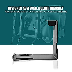 SALUTUY Switch Holder, Switch Brackcet 6.8 X 4.8 X 4.2inch Fixes Tightly Maximize Your Workspace,for Game Host