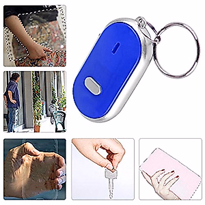 Key Finder Voice Control Anti Lost Device Key Finder with Whistle for Pet Keychain Locator Key Suitcase 2 colors for your choice