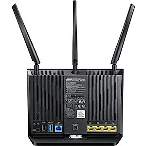 ASUS -RT-AC1900P Wireless AC-1900 Dual-Band Wi-Fi Router - Black (Renewed)