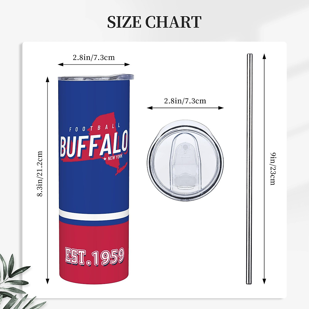 LANJAO Tumbler 20oz Straight Skinny Car Cups With Insulated Cup Sleeve Portable Handle, Sports Travel Coffee Mug, Stainless Steel, Insulated,Classic Collection Gifts for Men Women Fans