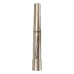 L'Oréal Paris Telescopic Original Mascara, 910 Blackest Black (Pack of 2)