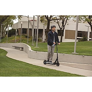 Razor E Prime Air Adult Electric Scooter - Up to 15 mph, 8" Air Filled Front Tire, Rear Wheel Drive, 250W Brushless Hub Motor, Lightweight Aluminum Frame, Anti-Rattle System, Foldable