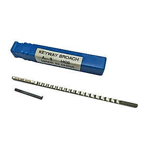 3mm A Push-Type Keyway Broach Cutter HSS Metric Size CNC Machine Cutting Tool