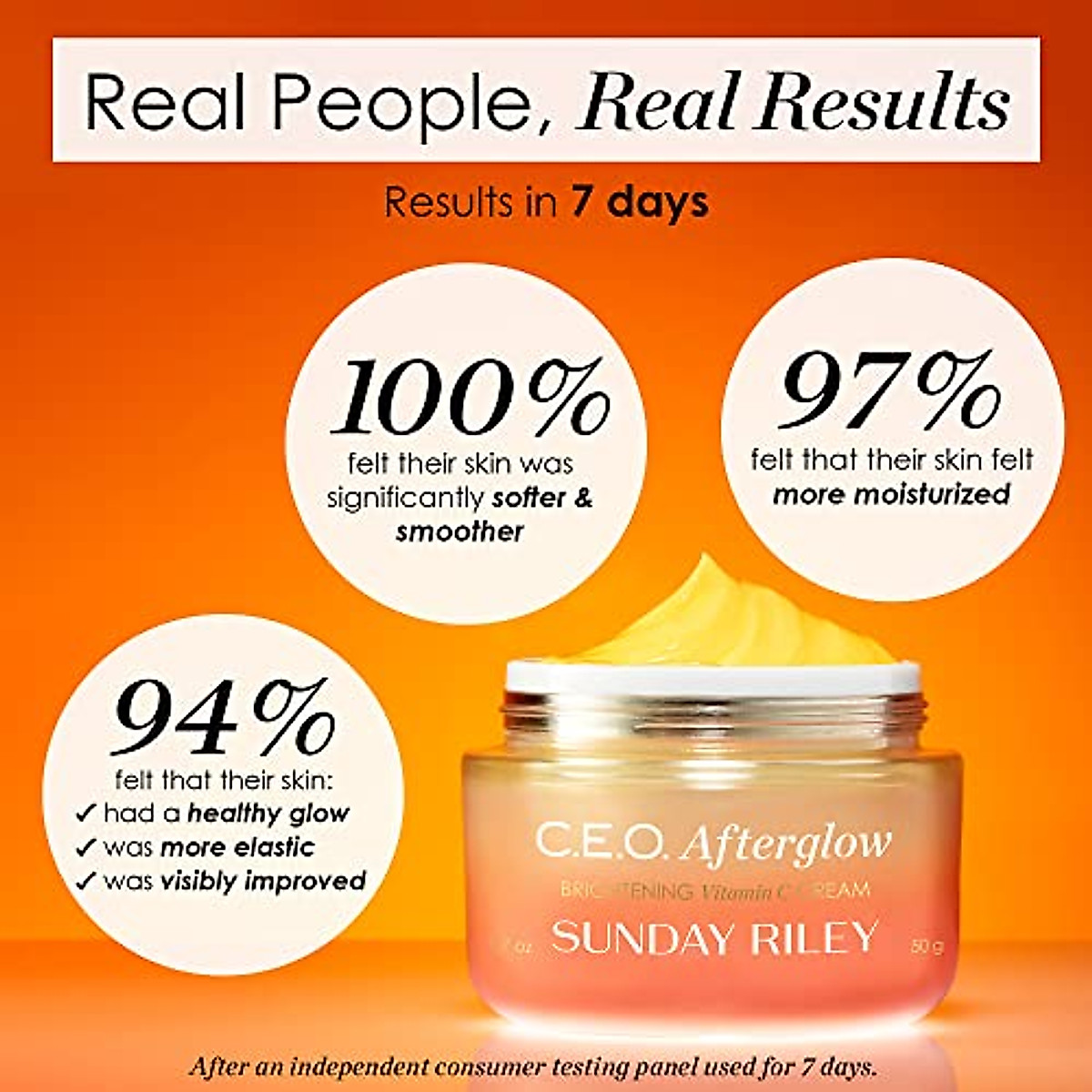 Sunday Riley C.E.O. Afterglow Brightening Vitamin C Cream Face Moisturizer, 1.7 oz.
