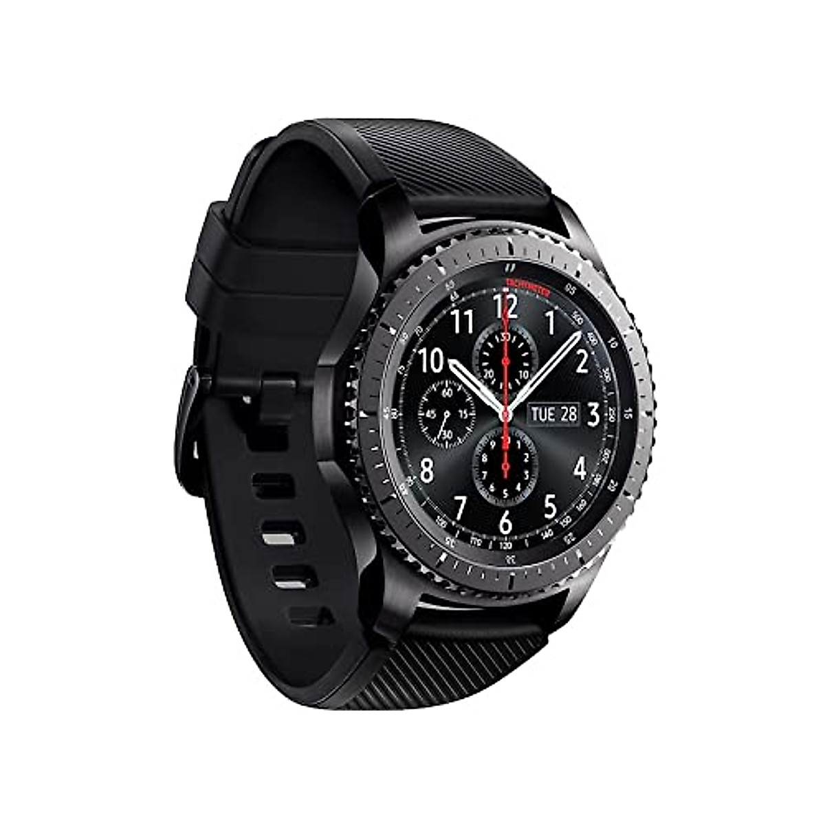 Samsung Gear S3 Frontier 46mm Smartwatch - SM-R765 LTE – Verizon –Phone, Black (Renewed)