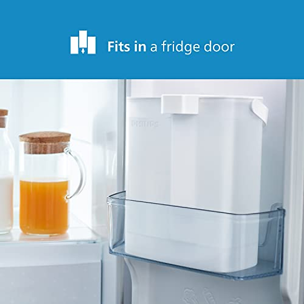 Philips Water Instant Water Filter - 3L Capacity, 1L/min Fast Flow, USB-C Rechargable