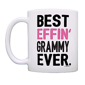 ThisWear Grammy Gifts Grandma Best Effin Grammy Ever Grandma Gift 11oz Ceramic Coffee Mug Grammy