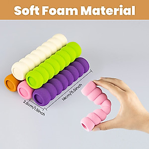 ISKYBOB Set of 5 Door Knob Covers Door Handle Foam Safety Cover Guard Protector for Kid